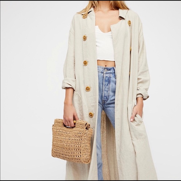 Free People | Jackets & Coats | Free People Dustertrench | Poshmark